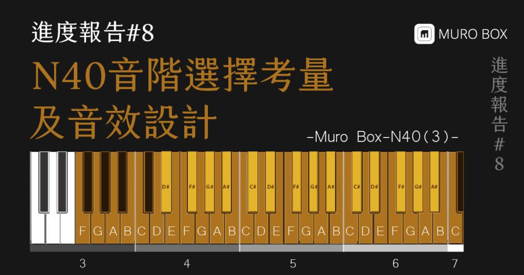 Muro Box−N40 进度报告#8 -N40音阶设定与声音的设计 - 智慧音乐盒Muro Box